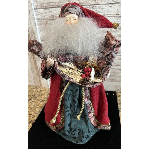 Unbranded | Holiday | Vintage 5 Santa Christmas Tree Toppertabletop ...